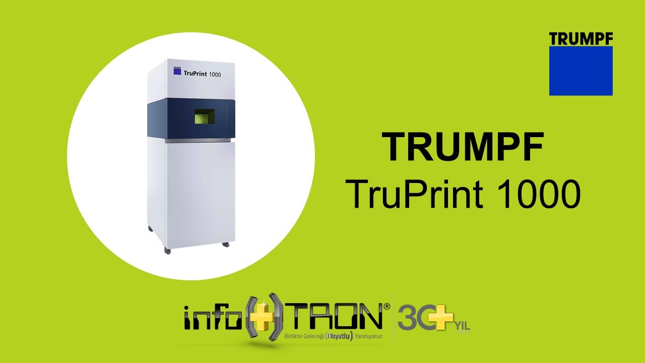 TRUMPF TruPrint 1000 3D Yazıcı - YouTube