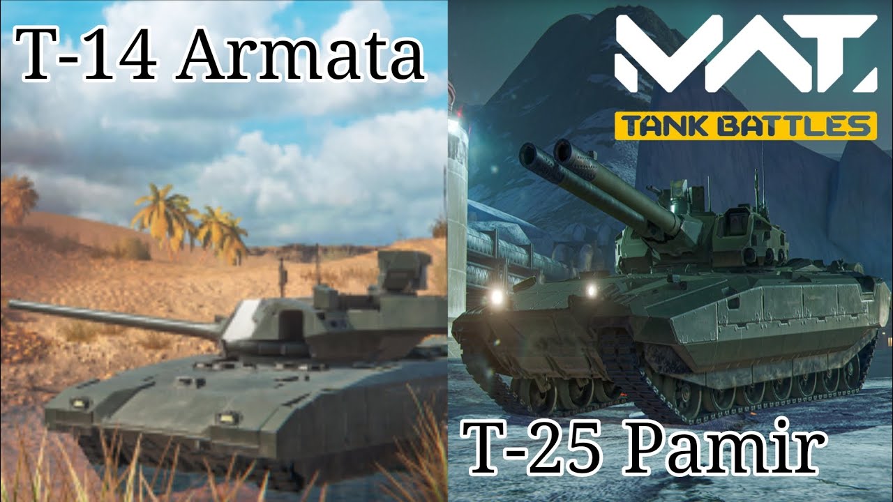 Modern Warfront T-25 Pamir and T-14 Armata - YouTube