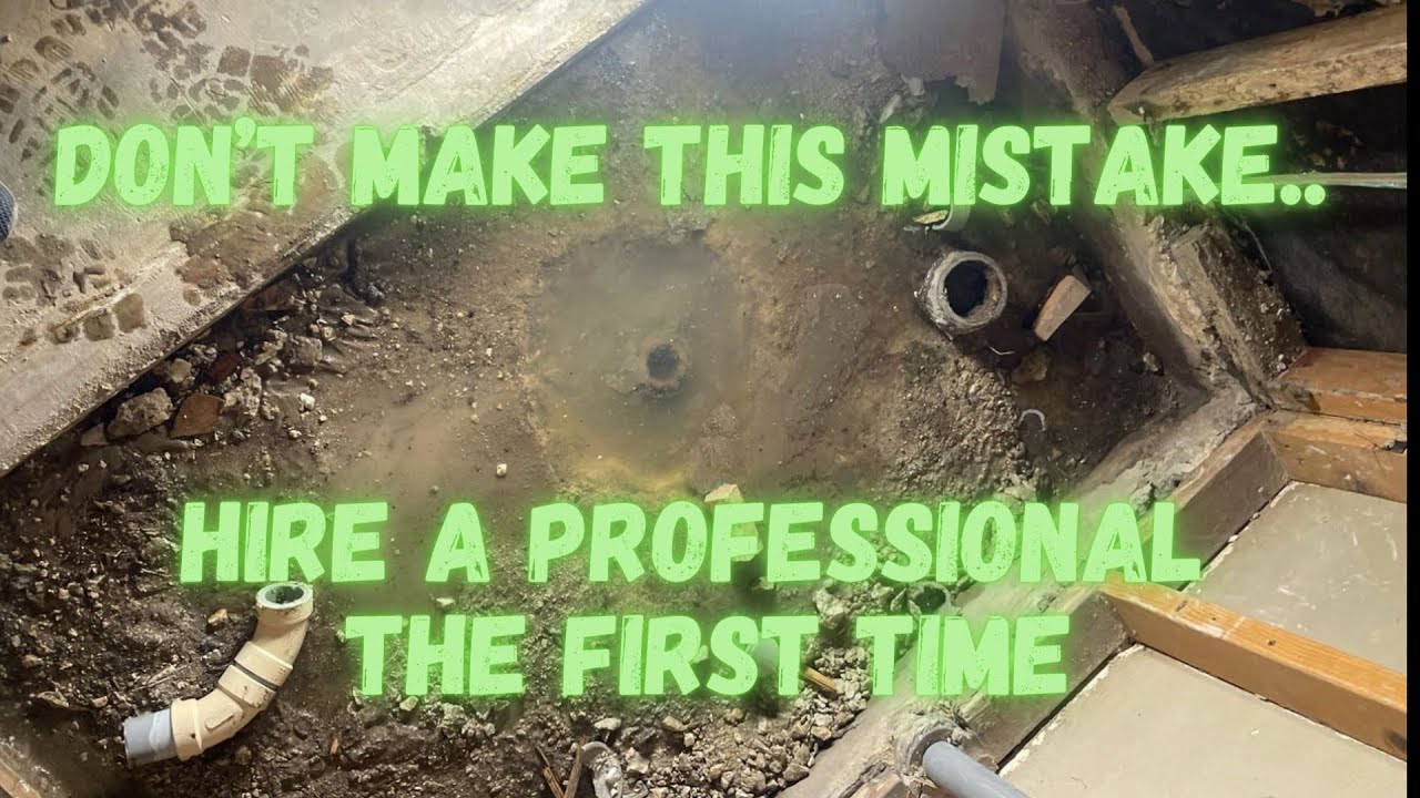 Plumbing nightmare!!! You won’t believe what was in this drain. - YouTube