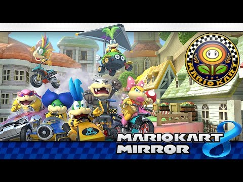 Mario Kart 8: Mirror Mode - Flower Cup (4-Player) - YouTube