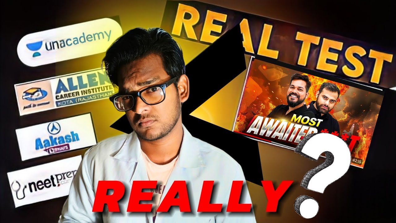 PW REAL Test Vs ALLEN AAKASH.... 🤯 || BEST TEST SERIES 🔥|| NEET 2025 ...
