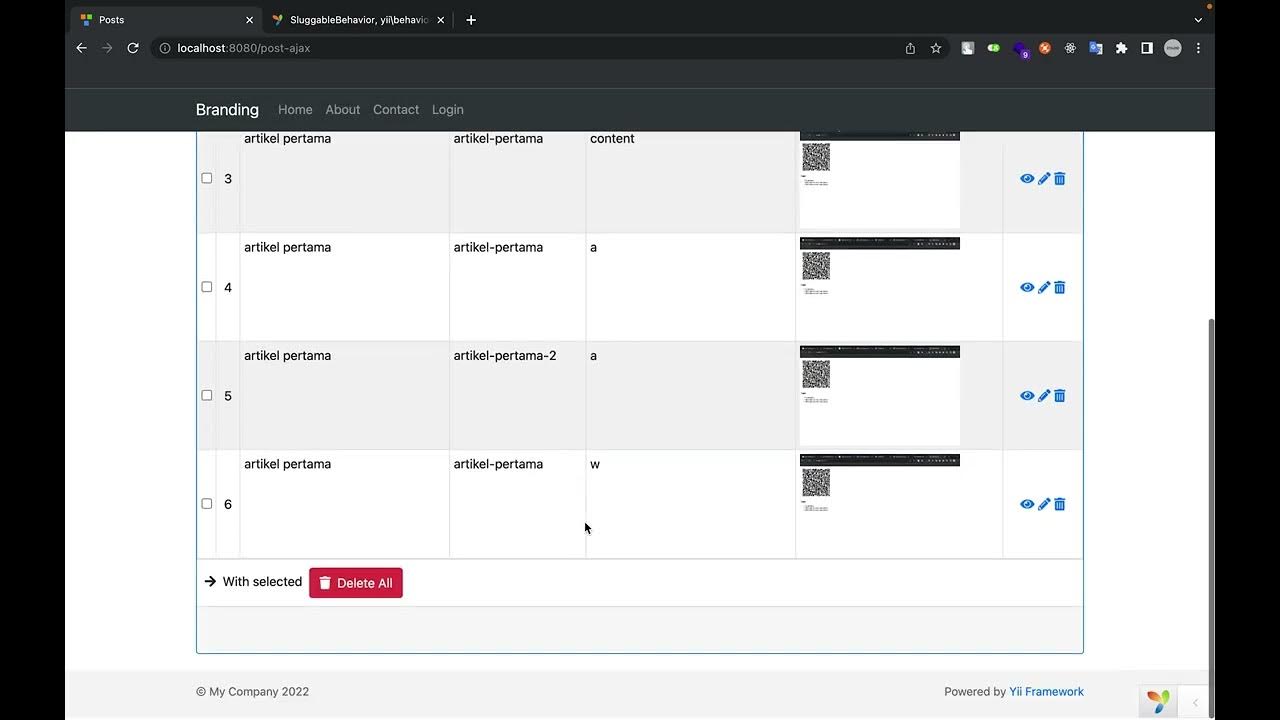 14. Tutorial Yii2 - Slug - YouTube