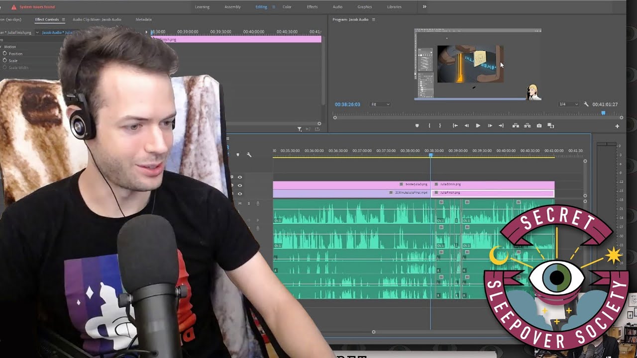 Jacob and Julia Edit a Drawfee Episode LIVE - YouTube