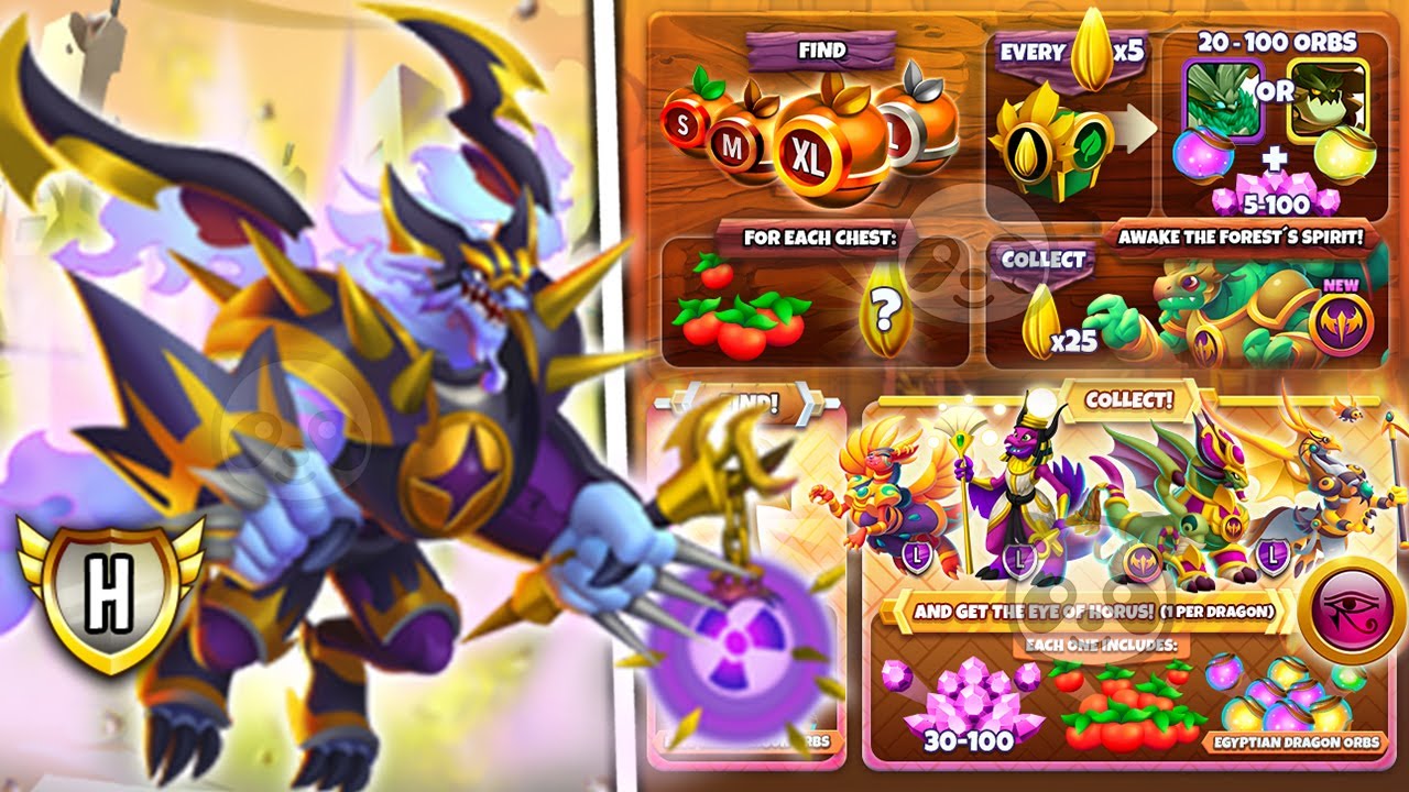 DISEÑO, SKIN & ELEMENTOS del NOBLE DRAGÓN DEVASTACIÓN!😍 DIOSES EGIPCIOS ...