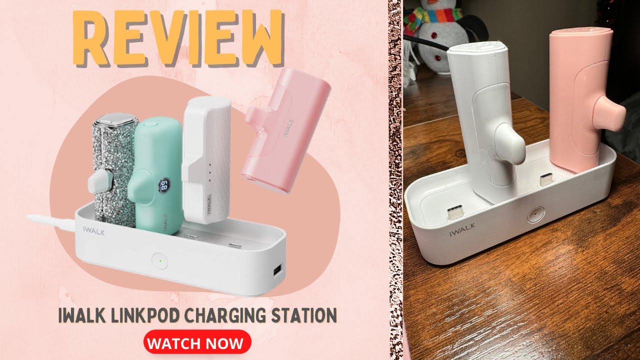 iWALK LinkPod Portable Charger 3350mAh,4500mAh,4800mAh Power Bank for ...