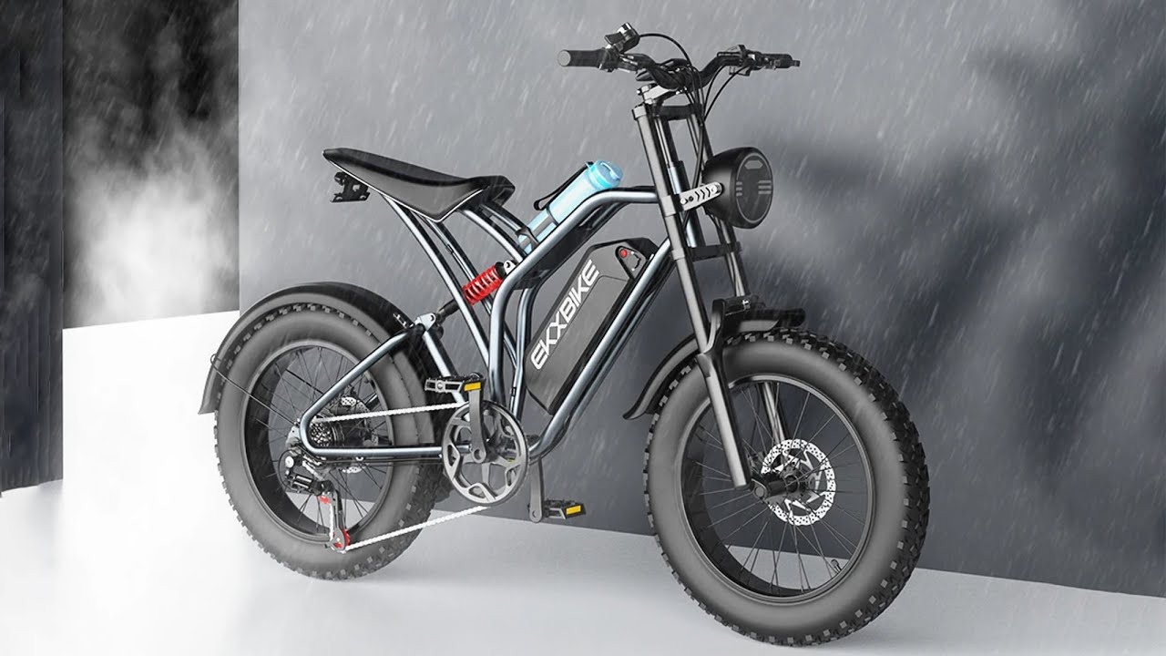 T1 Electric Bike, 1000W 48V 20AH Lithium Battery Off-road EKX Electric Bike 20‘’*4.0 Snow Fat ...