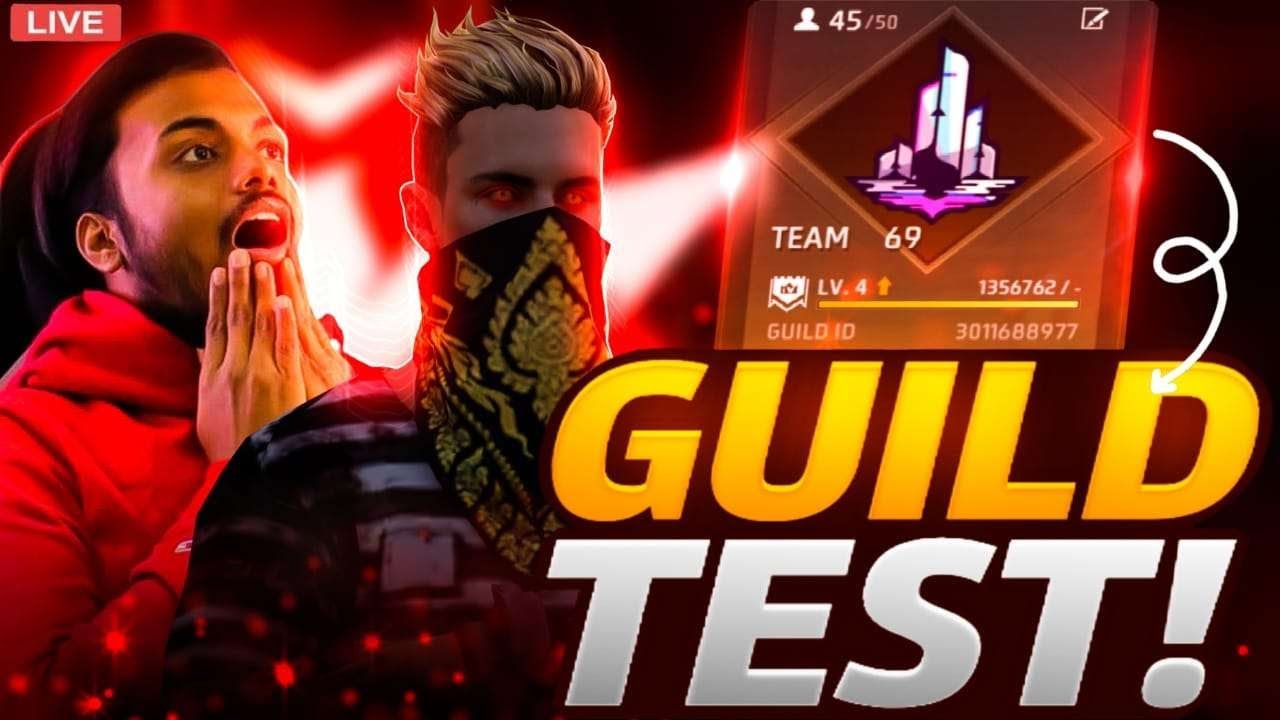 FREE FIRE LIVE GUILD TESTING | GUILD TEST LIVE | FF LIVE GUILD TEST # ...