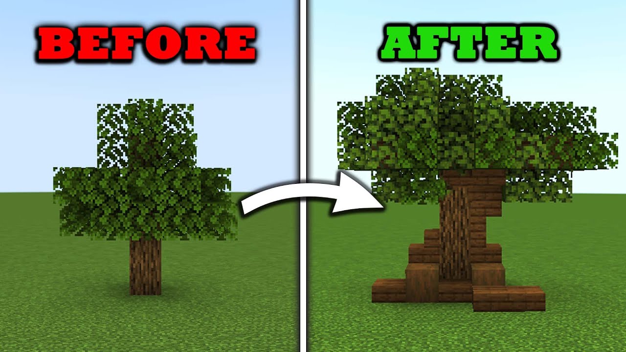 5 Minecraft tree designs that will SAVE your Minecraft build - YouTube