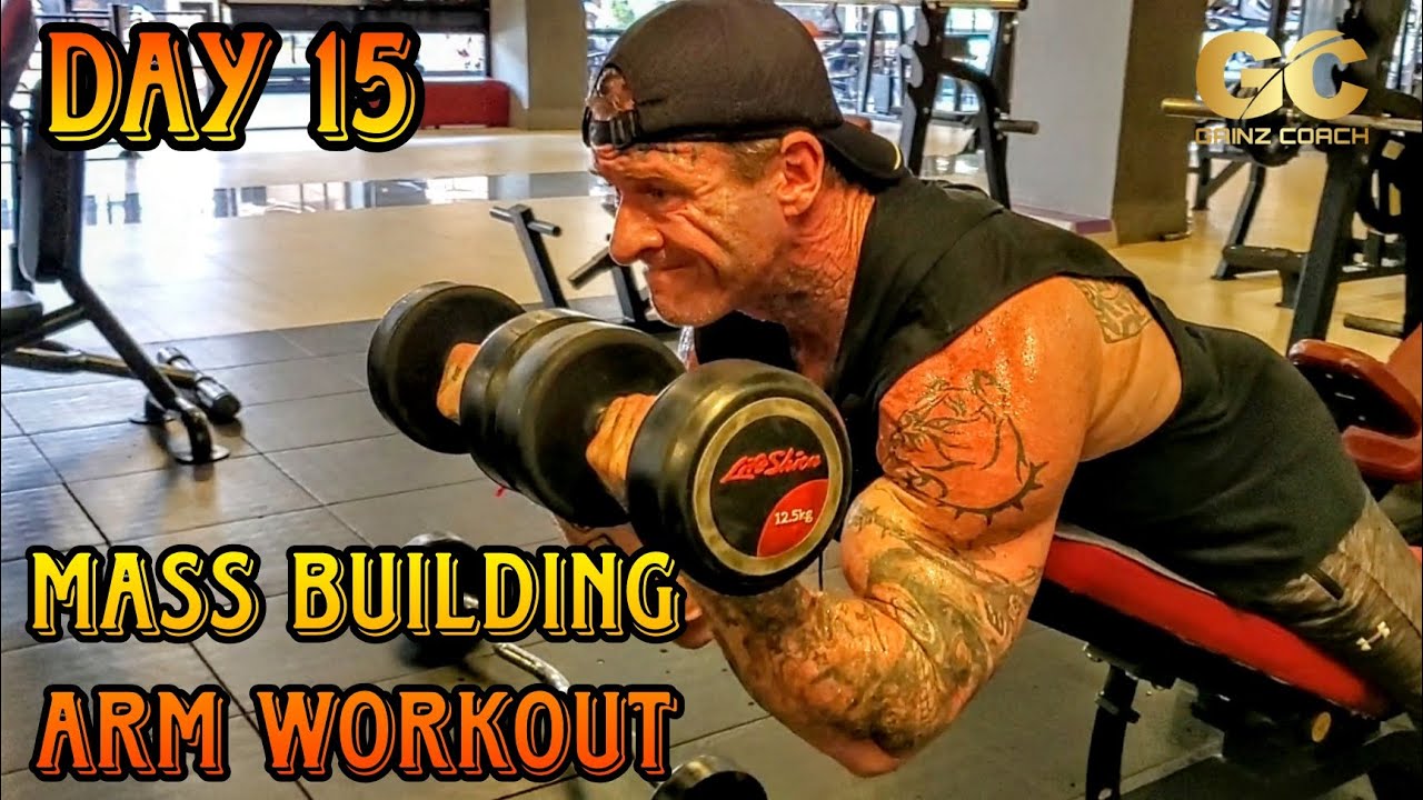Low Volume High Intensity Training - Day #15 - MASS Building Arm ...