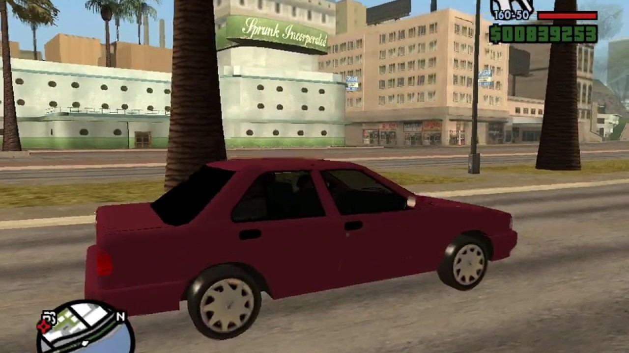 GTA SA MOD NISSAN TSURU (B13) - YouTube