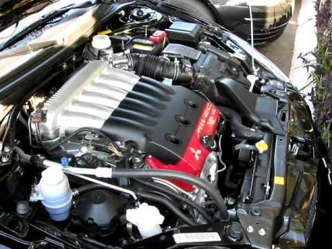 Eclipse GT 3.8 V6 - 2008 - Motor - YouTube