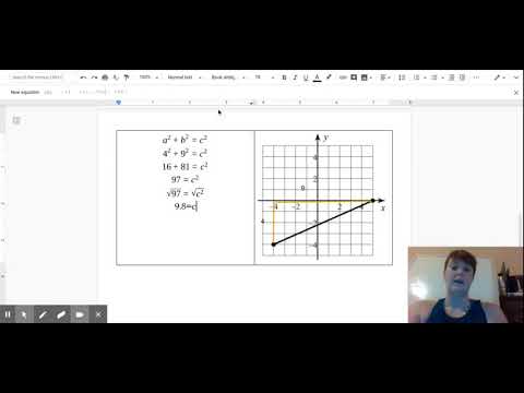 8th Grade Coordinate Plane Distance - Google Docs - YouTube