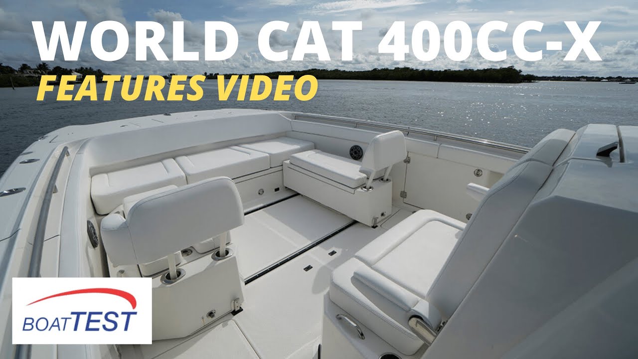 World Cat 400CC-X (2023-) Features Video by BoatTEST - YouTube