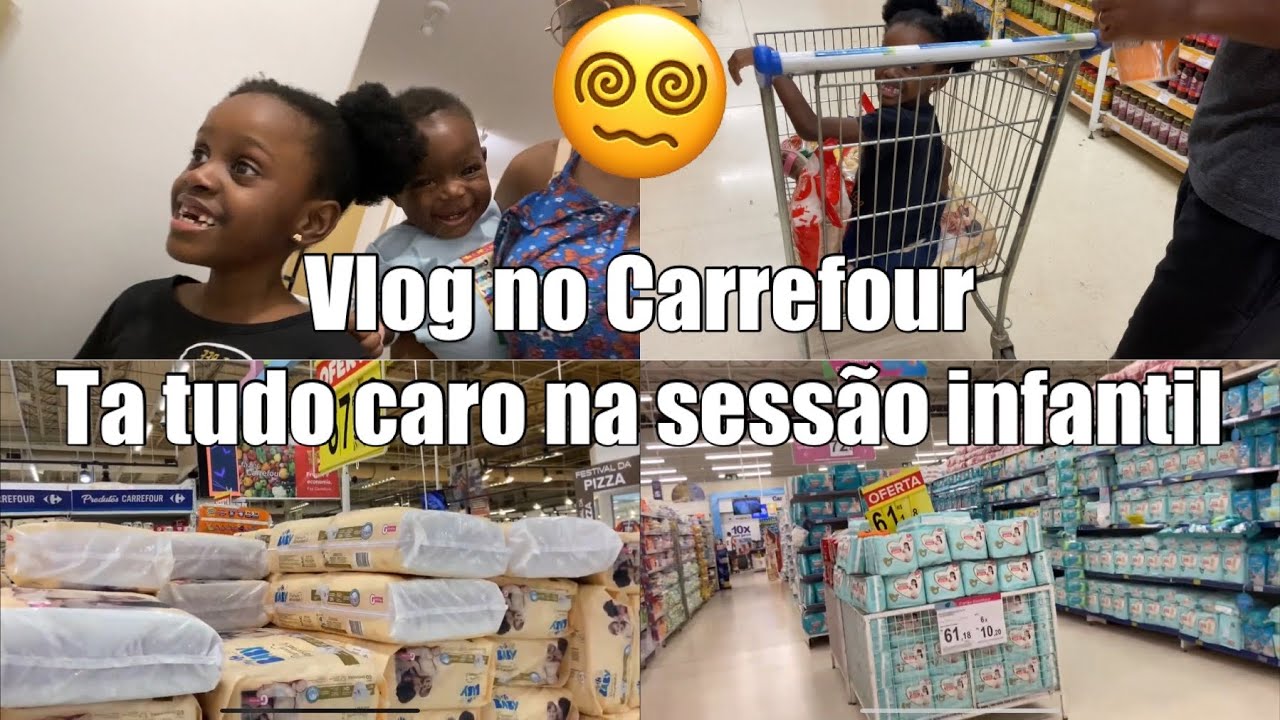 Vlog no Mercado - Era pra comprar SÓ a fralda da Sophia | TA TUDO CARO ...