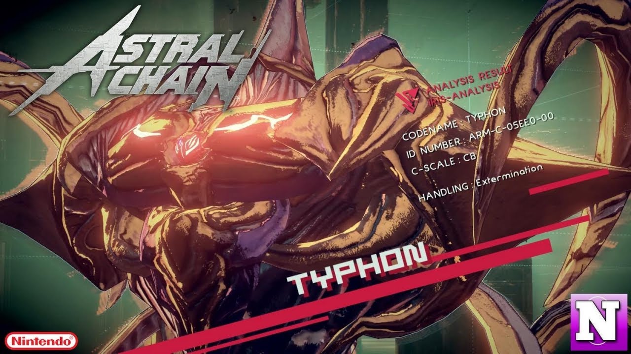 Astral Chain - Boss Fight - Typhon - YouTube