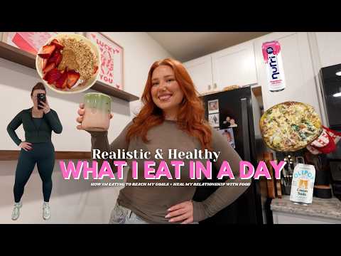 FULL DAY OF EATS & EXERCISE (realistic but healthy WIEIAD)