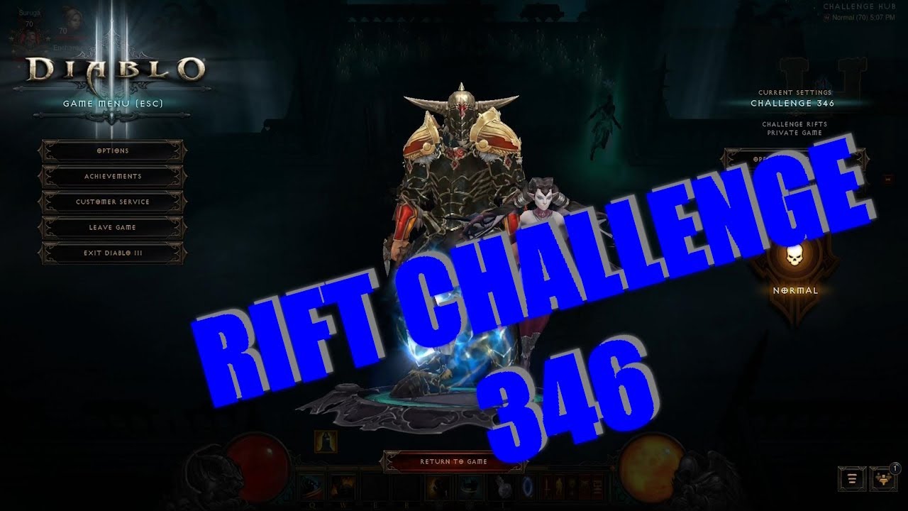 Challenge Rift 346 NA Explained...By a Normie | Diablo III - YouTube