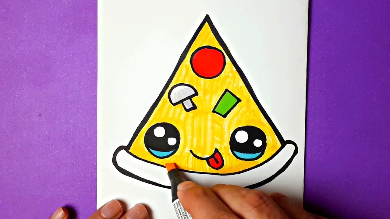 Sevimli Pizza Dilimi Çizimi - Kolay Çizimler - #sevimliresimçizimleri ...