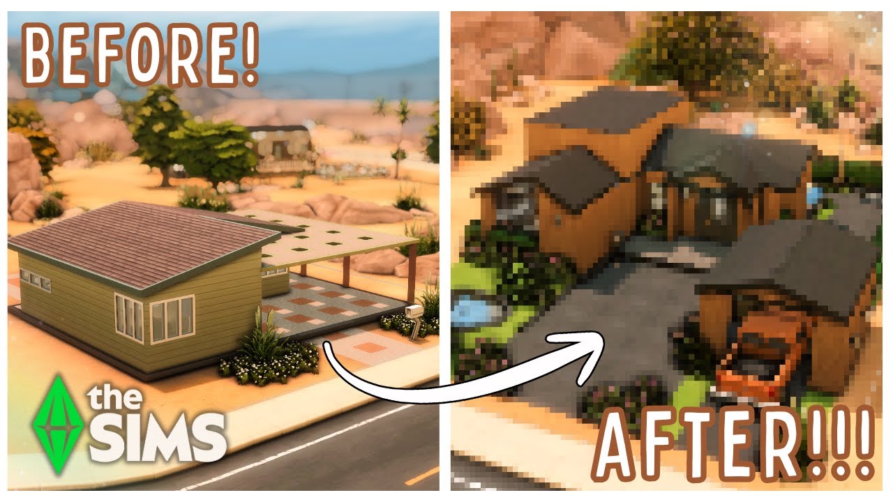I Have Renovated Another UGLY Build Using Base Game Only!!!! \\ The ...