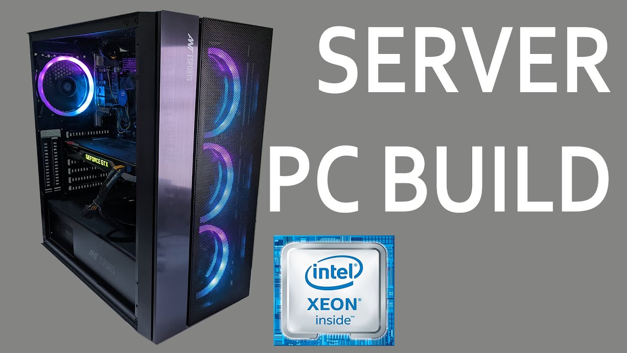 Intel Xeon E-2136 + 32GB ddr4 ECC server build - YouTube