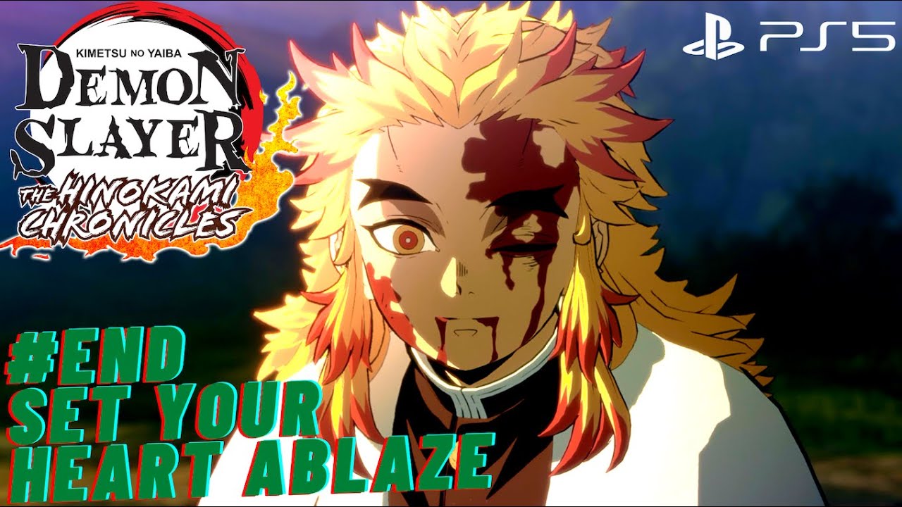 Set Your Heart Ablaze Goodbye Rengoku - Demon Slayer The Hinokami ...