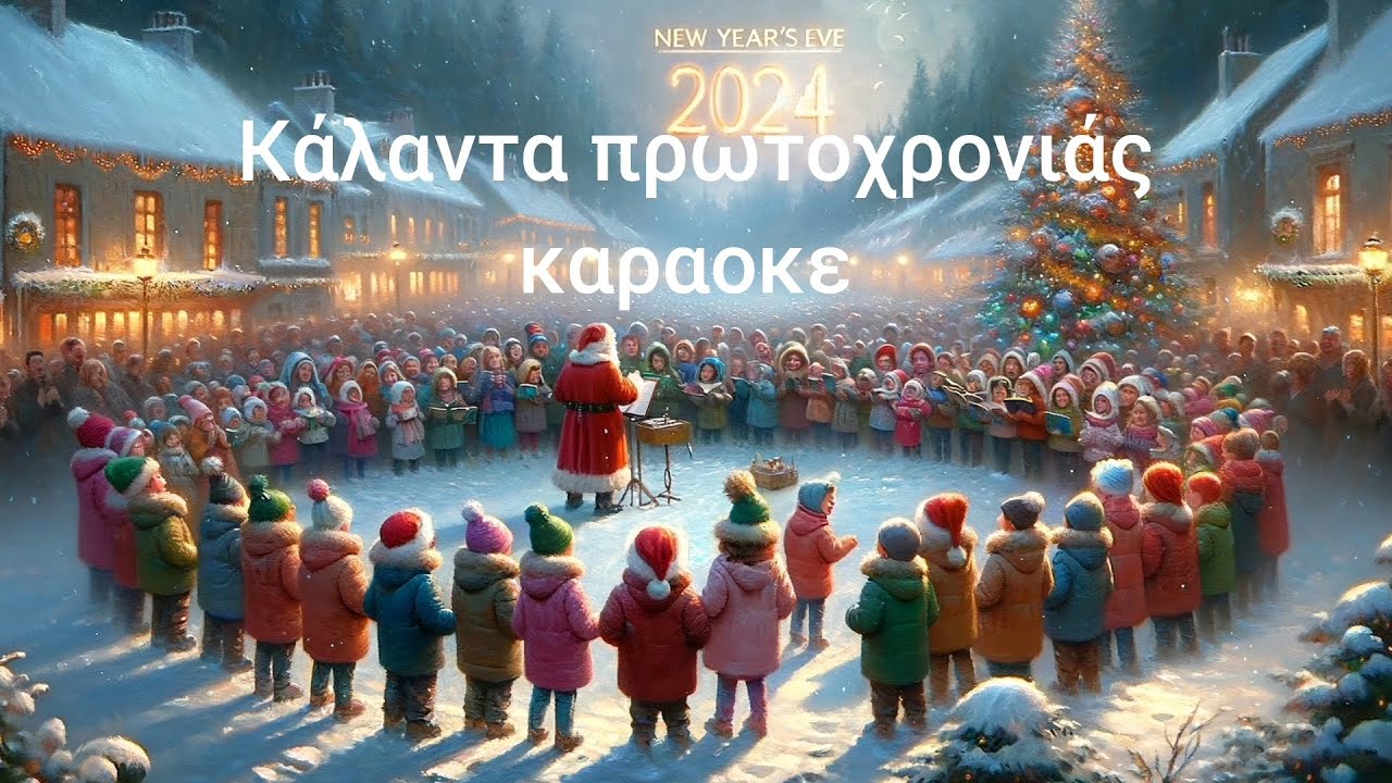 Κάλαντα Πρωτοχρονιάς Καραοκε - YouTube