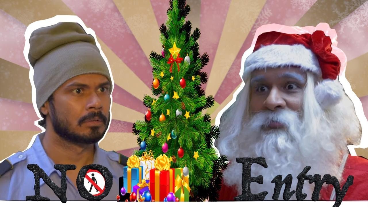 SANTA CLAUS vs SECURITY GUARD | Christmas Comedy Sketch :-) - YouTube