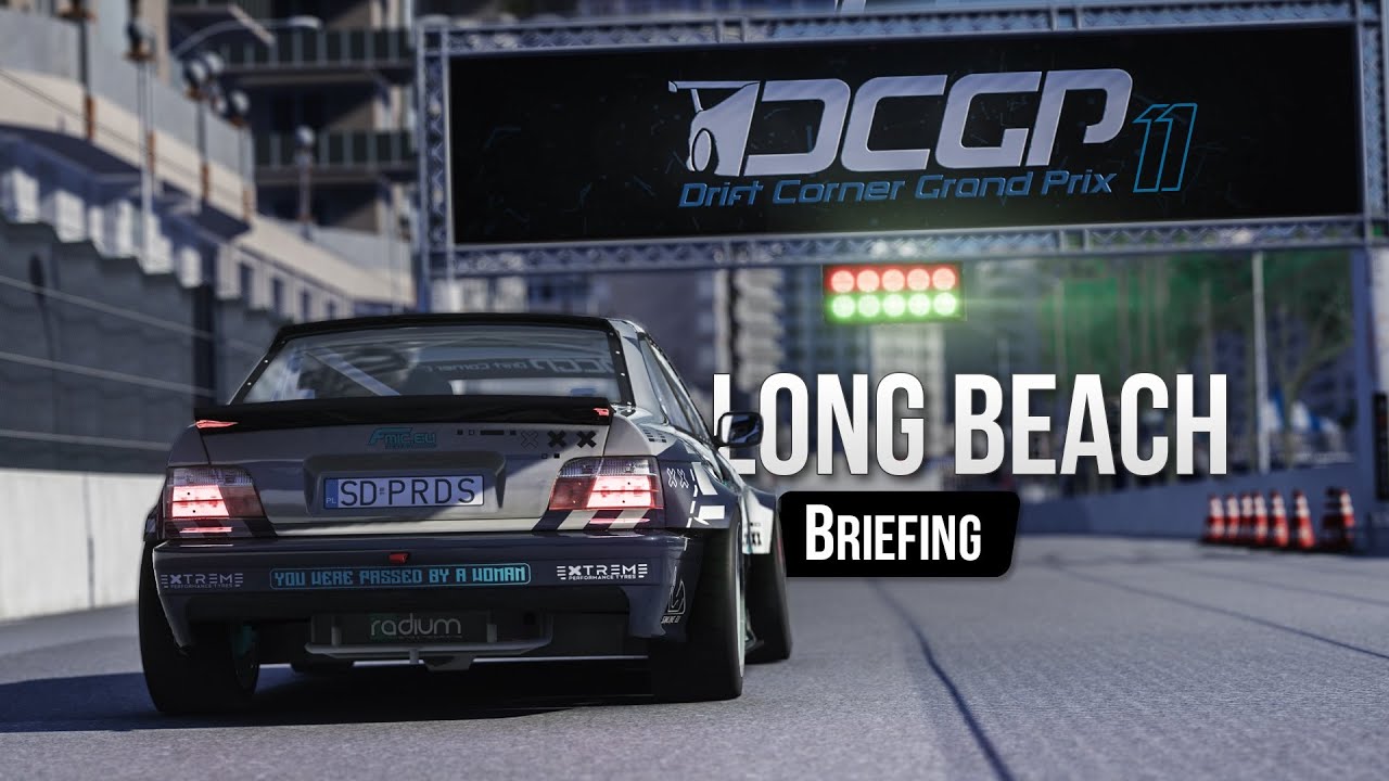 Drift Corner Grand Prix | R1 | Long Beach | DCGP 11 Briefing - YouTube