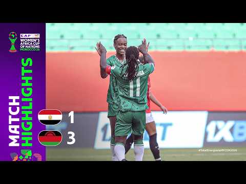 Egypt 1-3 Malawi | Match Highlights l TotalEnergies WAFCON 2026 l Groub C | ملخص مباراة مصر ومالاوي