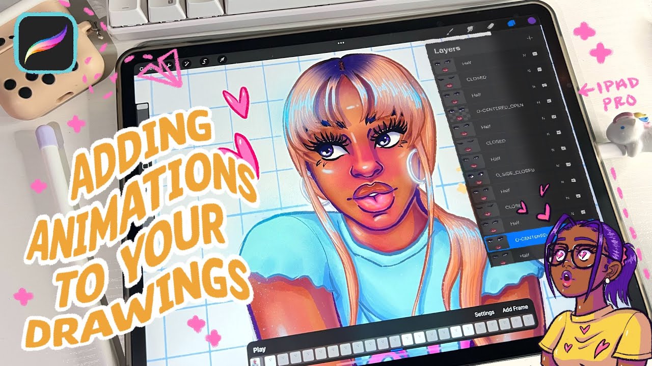How to level up your drawings ☁️🤎 | Simple animations tutorial | iPad ...