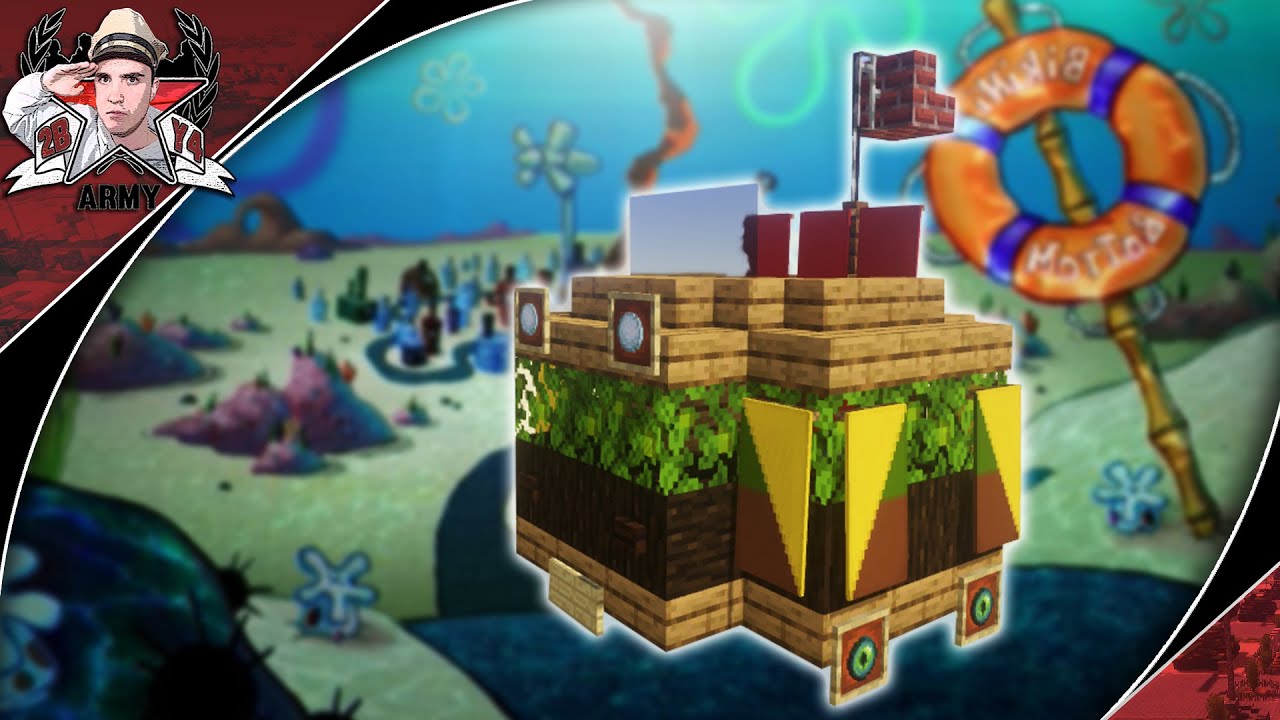 Minecraft: Spongebob Patty Wagon | Car Tutorial - YouTube