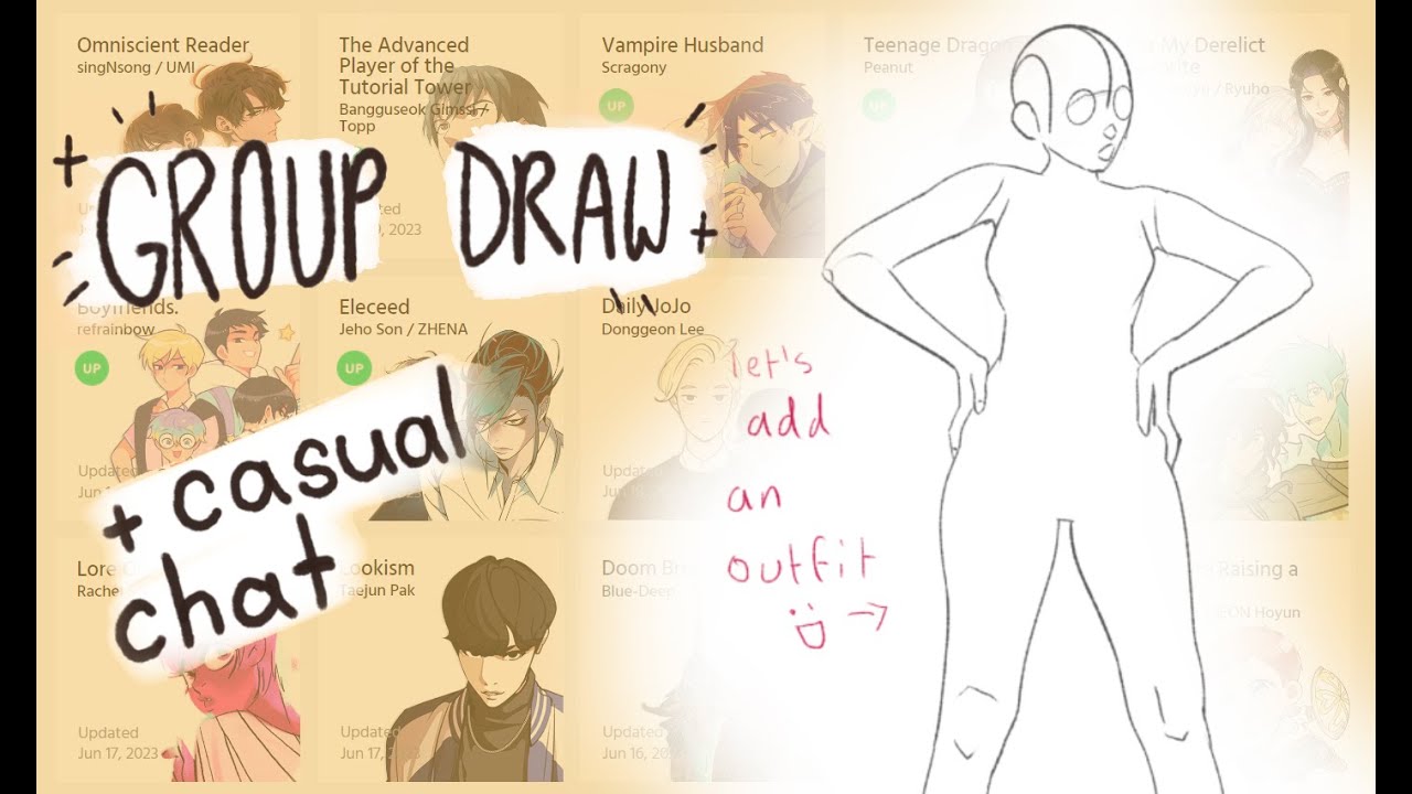 how do OUTFITS work!! • [group draw & casual chat] - YouTube
