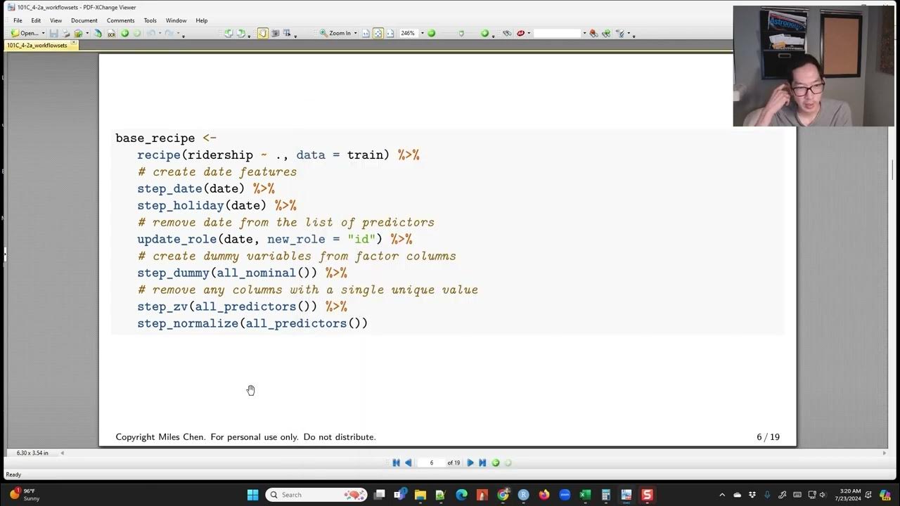 Stats 101C - Workflow Sets - YouTube