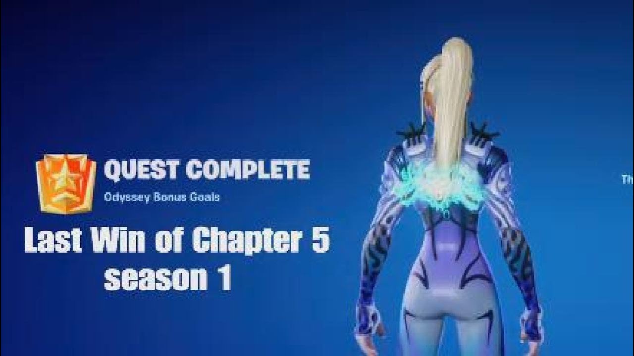 Last Win of Fortnite Chapter 5 season 2 - YouTube