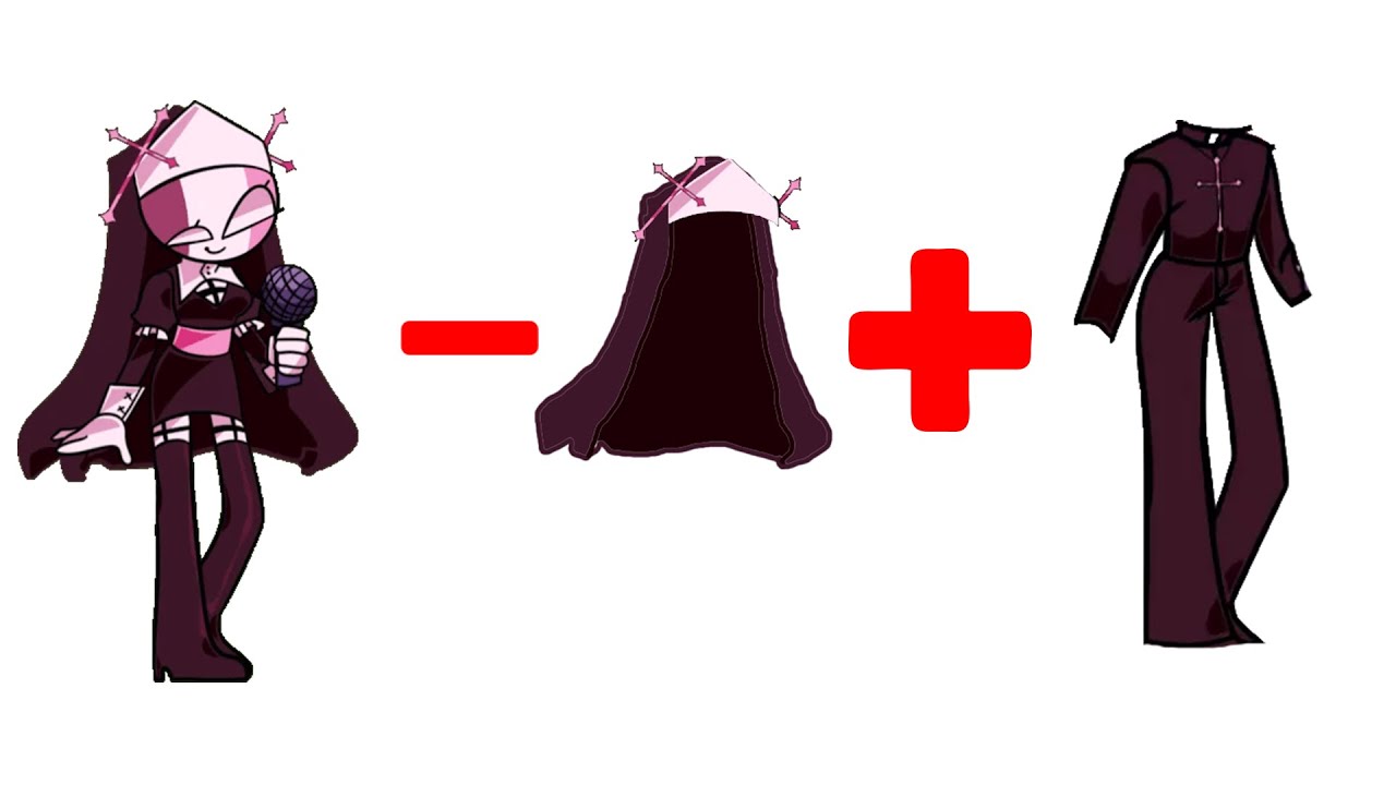 FNF Sarvente - Clothes + Cassock | Boyfriend + New Style | Friday night ...