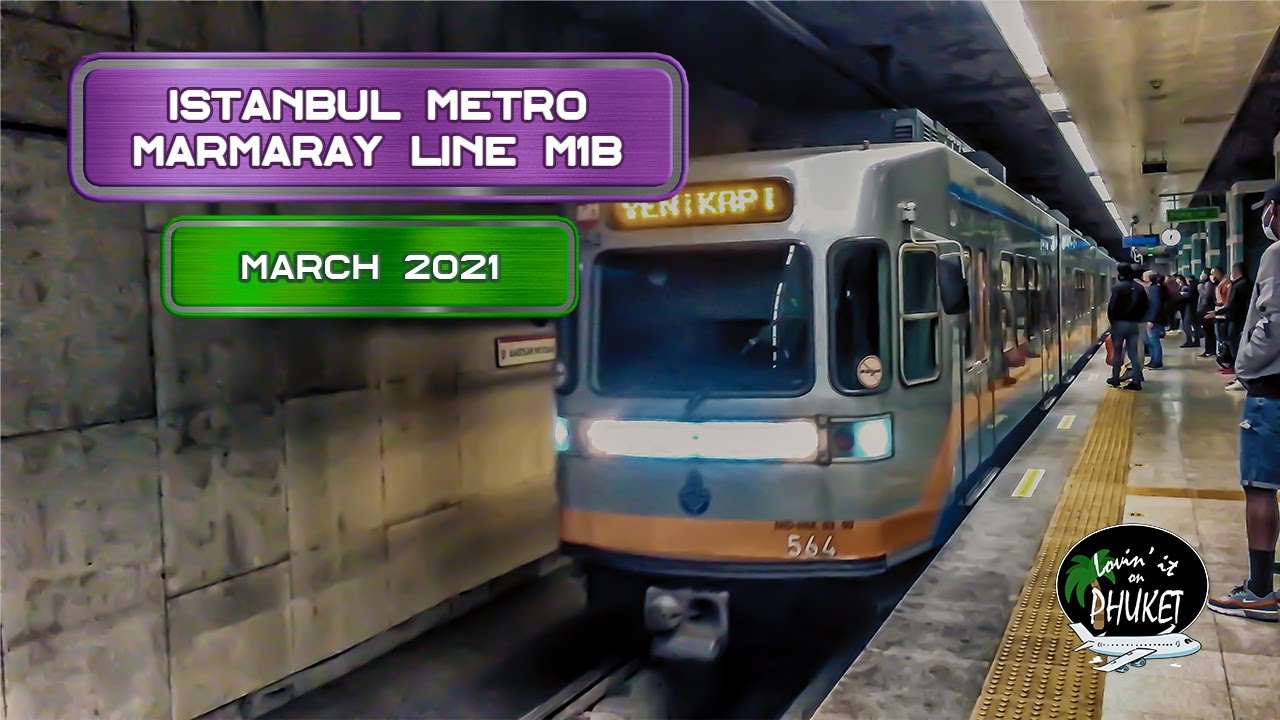 Istanbul Metro Marmaray Line M1B, European Side, Istanbul, Turkey 2021 ...