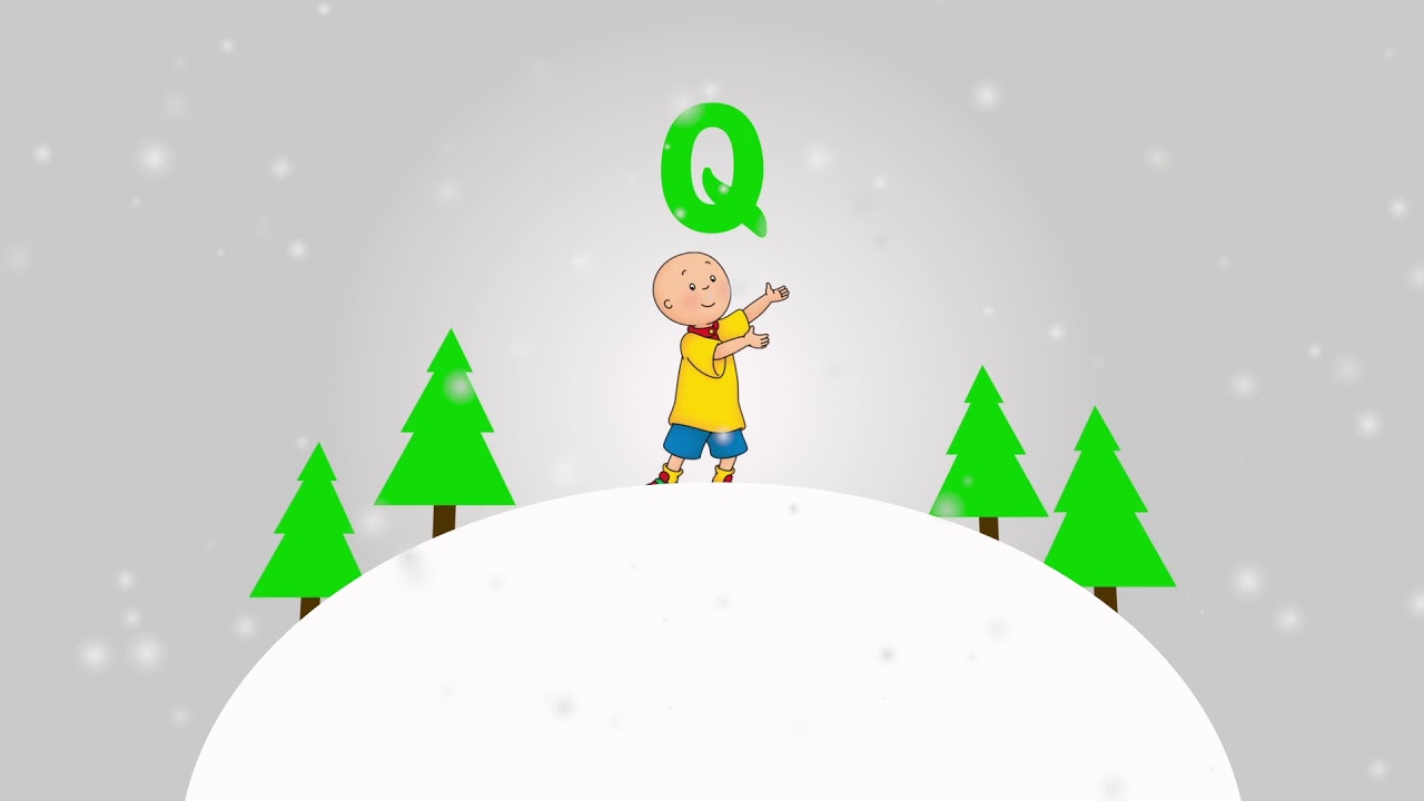 Learn ABC With Caillou l Caillou Tech You The Alphabet - YouTube