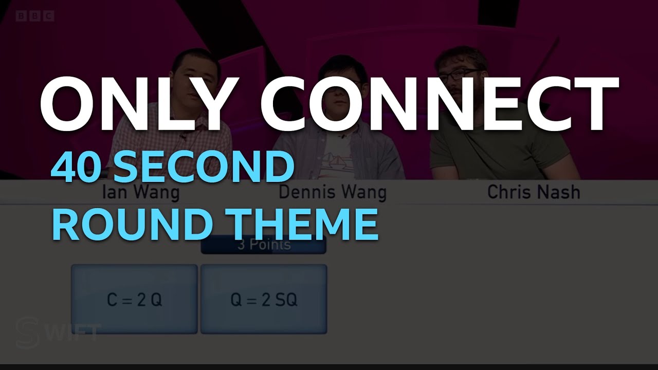 Only Connect: Connections & Sequences 40s Round Theme - YouTube