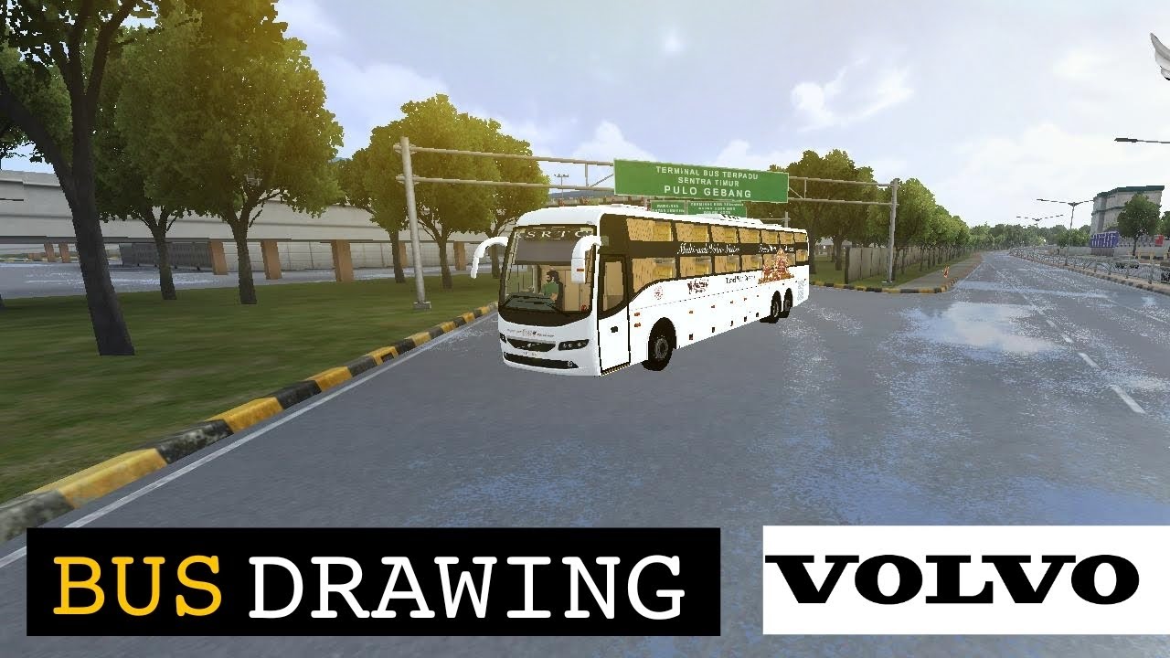 SLIPPERS VOLVO BUS NIGHT DRAWING BUS SIMULATOR GAME#viral#video - YouTube