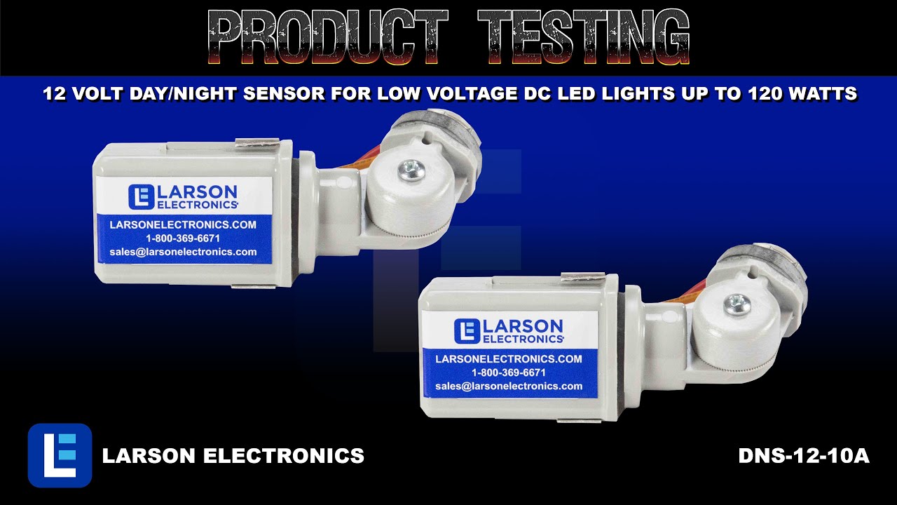 12 Volt Day/Night Sensor for Low Voltage DC LED lights up to 120 Watts ...