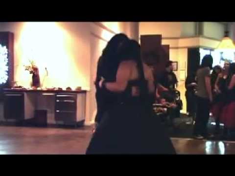 Best Wedding Dance Waltz EVER ! METAL Couple goes off 11/11/11 Ryan n Ren Obstoy