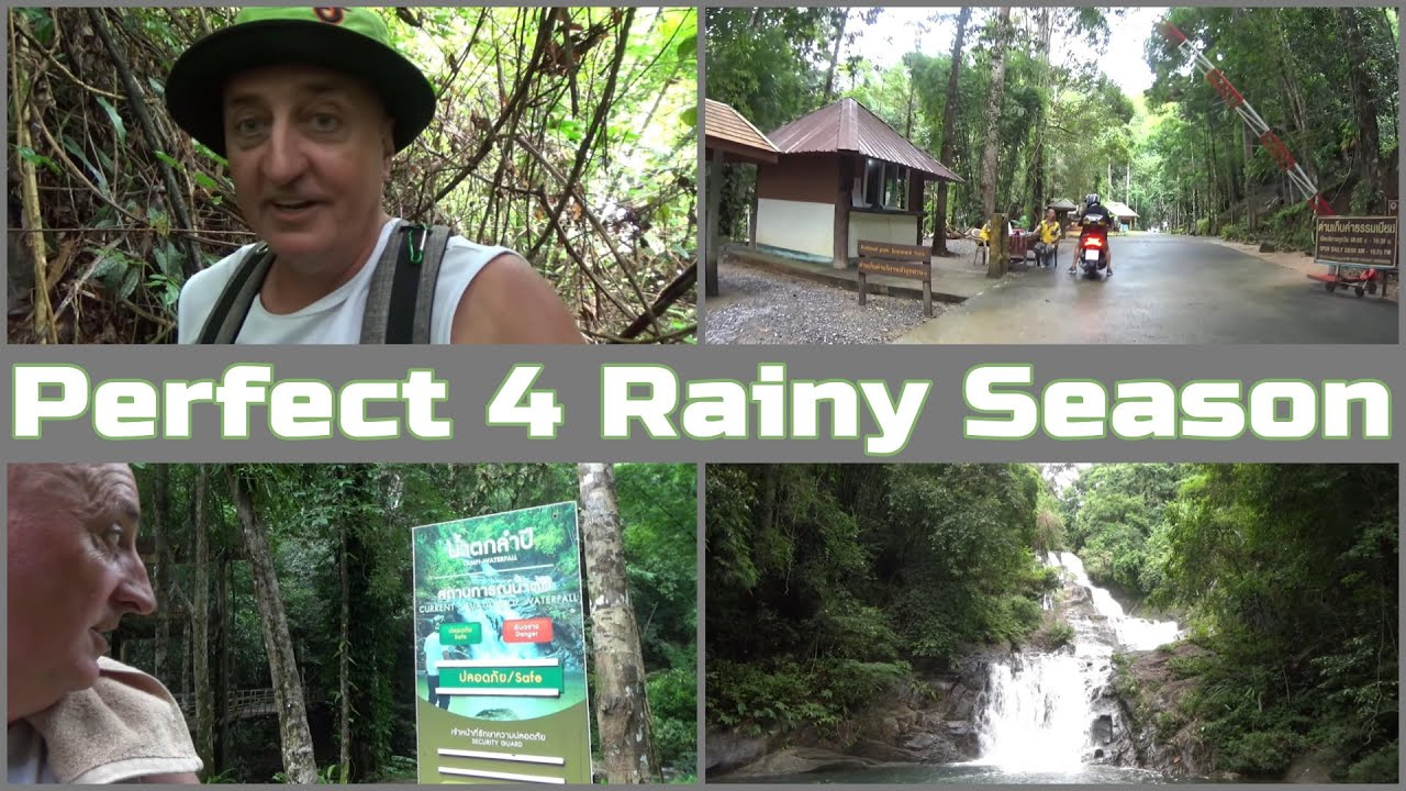 Khao Lak DAY TRIPS - Lampi Waterfalls During Rainy Season - YouTube