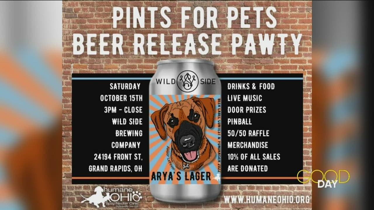 Humane Ohio's Pints for Pets Beer Release Party fundraiser | Good Day ...