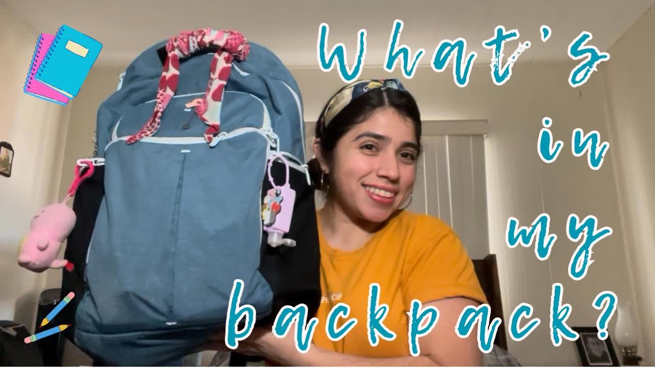 What's in my backpack?!? - YouTube