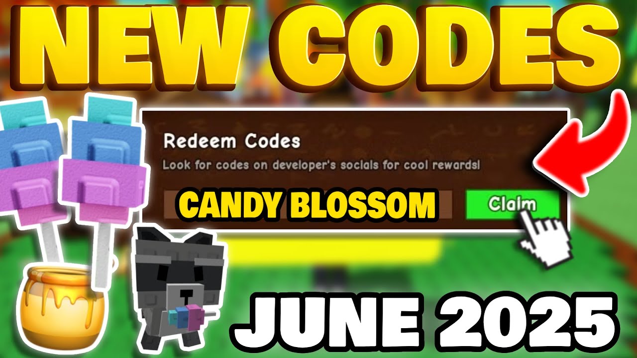ALL NEW GROW A GARDEN CODES IN JUNE 2025 GET CANDY BLOSSOM & HONEY ...