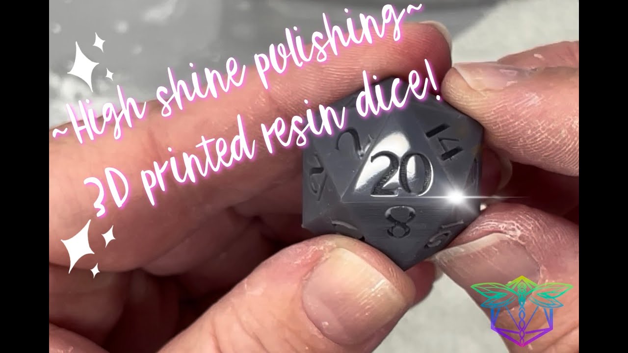 Polishing 3d printed dice masters in just a few steps using wet and dry ...