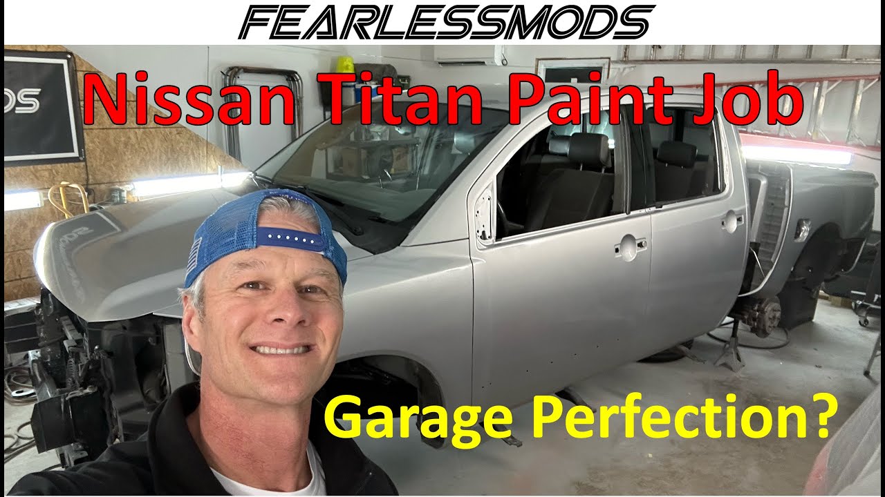 Nissan Titan Paint, Ep 4: First coats of Radiant Silver Metallic! - YouTube