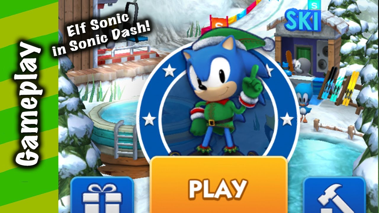 Sonic Dash Elf Sonic Gameplay Youtube