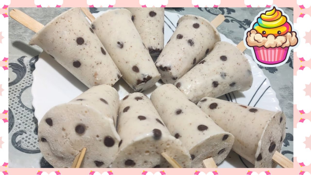 Helados con chispas de chocolate casero, cremoso y delicioso # ...