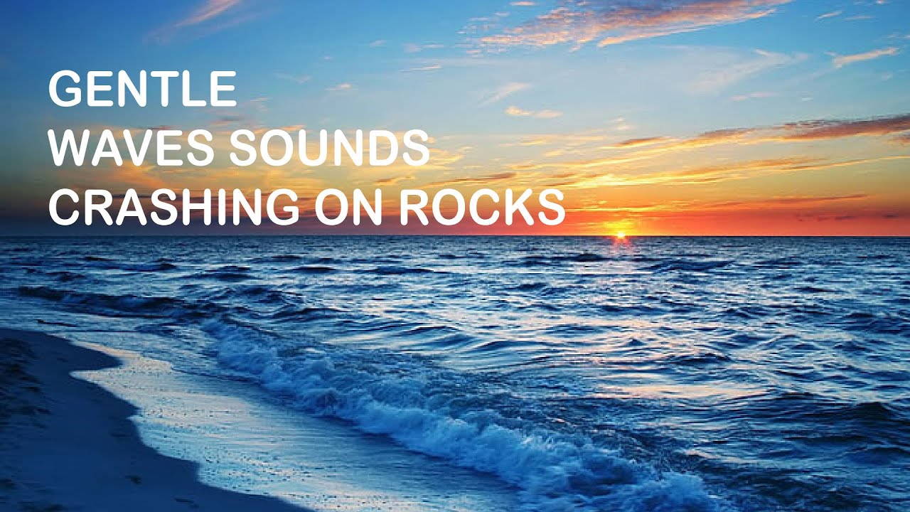 Relaxing SunSet On The Beach Gentle Waves Sounds - YouTube